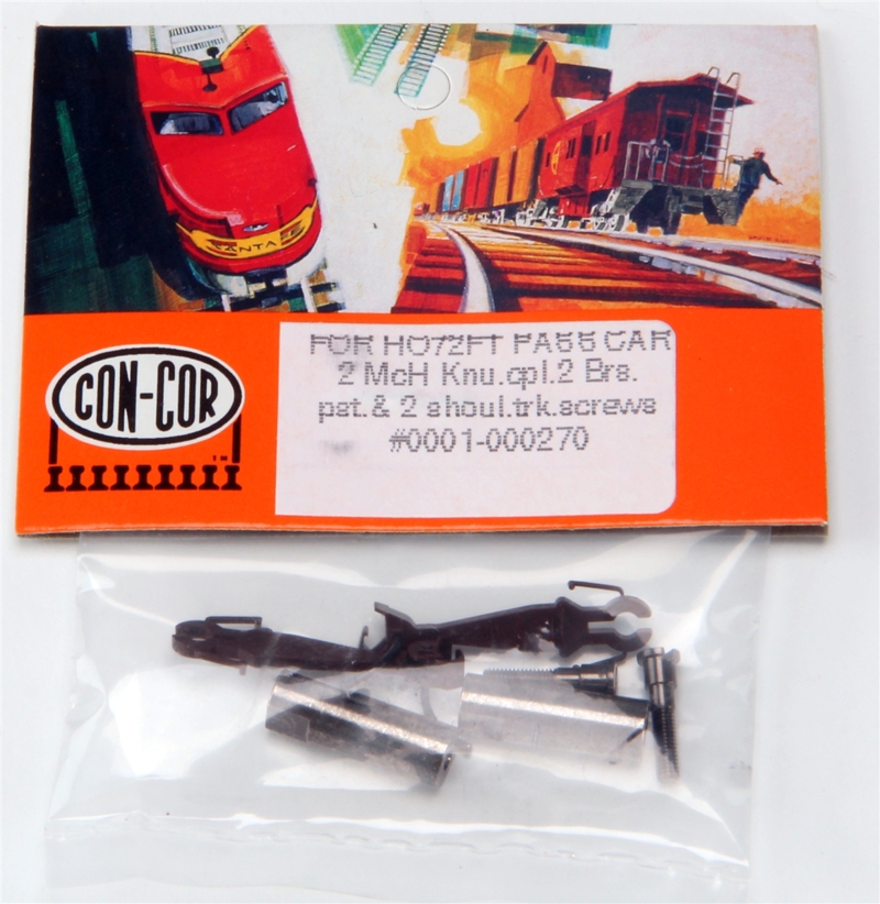 Con-Cor 0001-000270 Upgrade Post and Screw Kit for 72' Passenger Cars