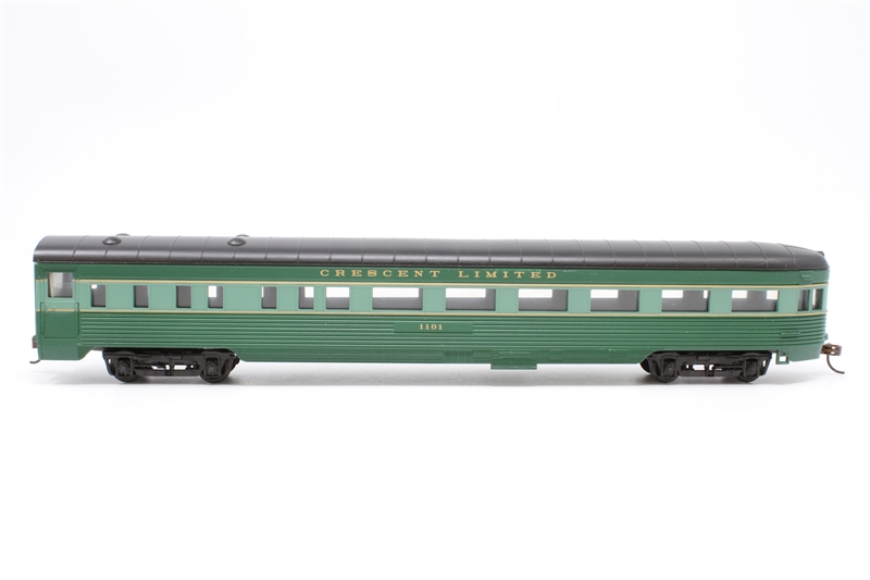Con-Cor 0001-073113 85' Corrugated Side Observation Coach 1101 in
