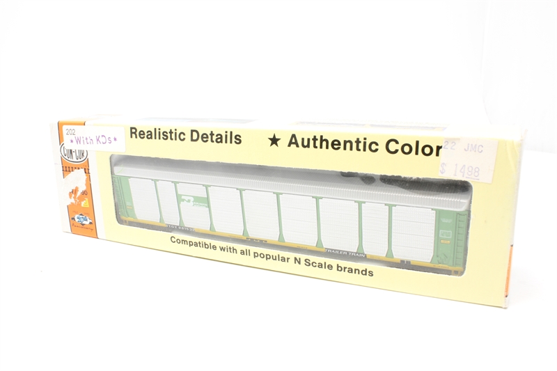Con-Cor 0001-603004-2 Tri-Level Auto Rack of the Burlington Northern ...