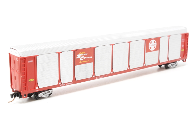 Con-Cor 0001-603020-1 V3 Tri-Level Auto Rack of the Santa Fe Railroad