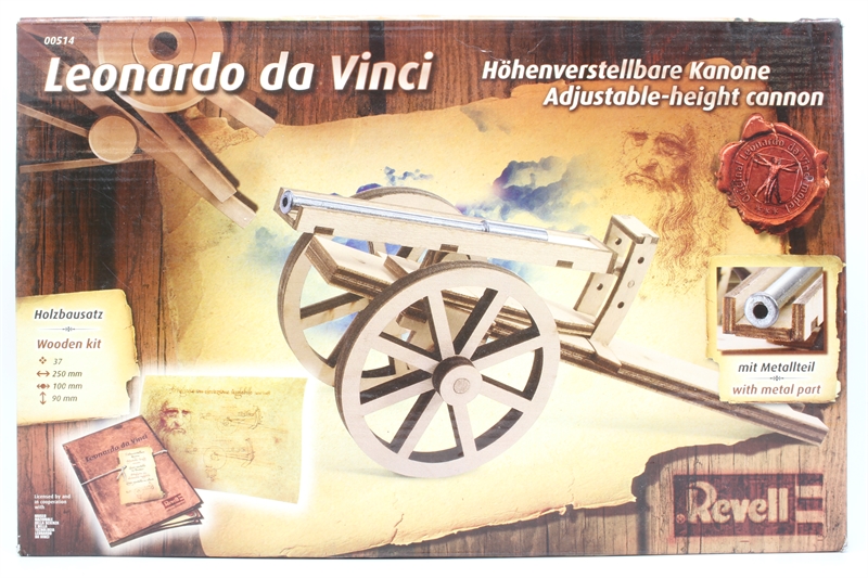Revell 00514REV Leonardo da Vinci adjustable height cannon