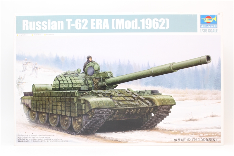 Trumpeter 01555 Russian T-62 ERA (Mod.1962)