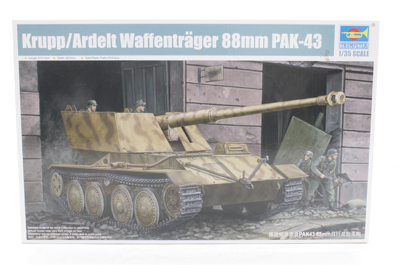 Trumpeter 01587TM PAK-43 88mm Waffentrager (Krupp/Ardelt) - Hattons