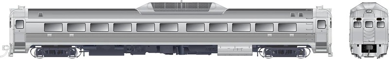 Rapido Trains North America 016500ERNA Budd RDC-1, Unlettered Phase 2D ...