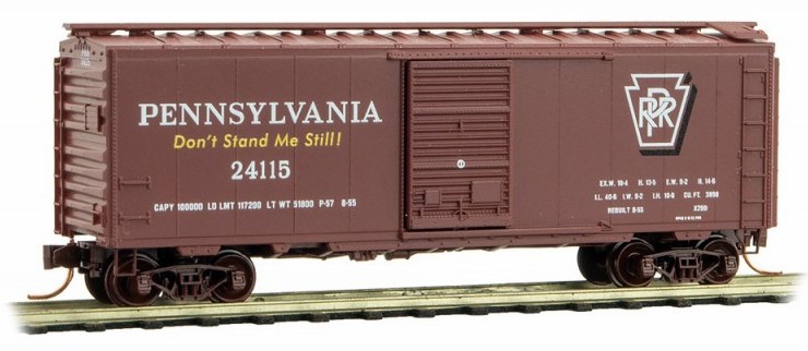 Micro-Trains 02000996 40' steel PS-1 boxcar of the Pennsylvania Railroad