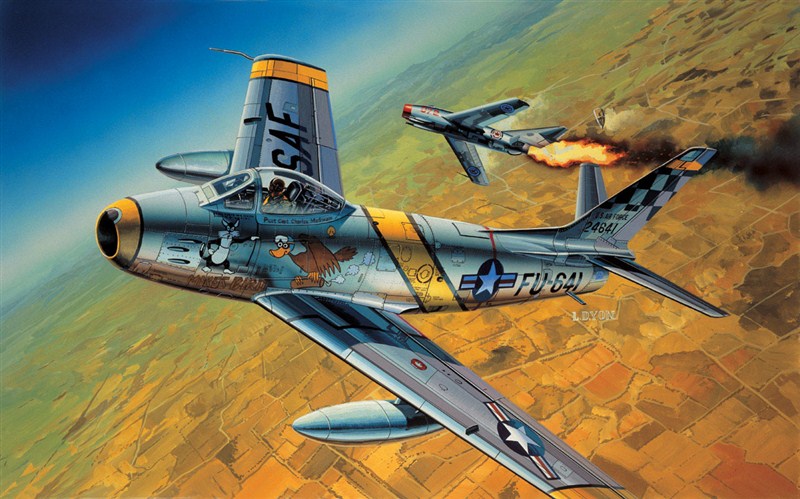 Academy 02162AY North American F-86F-30 Sabre - USAF - Hattons