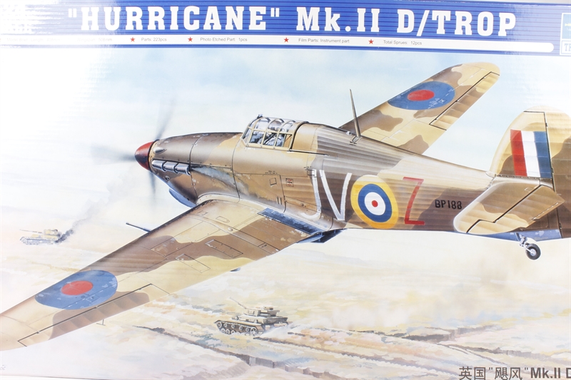 Trumpeter 02417TM Hawker Hurricane Mk.IID Tropical