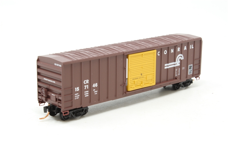 Micro-Trains 02500190 50' FMC 5077 boxcar of Conrail - brown with ...