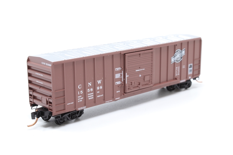 Micro-Trains 02500710 50' FMC 5077 boxcar of the Chicago & North ...
