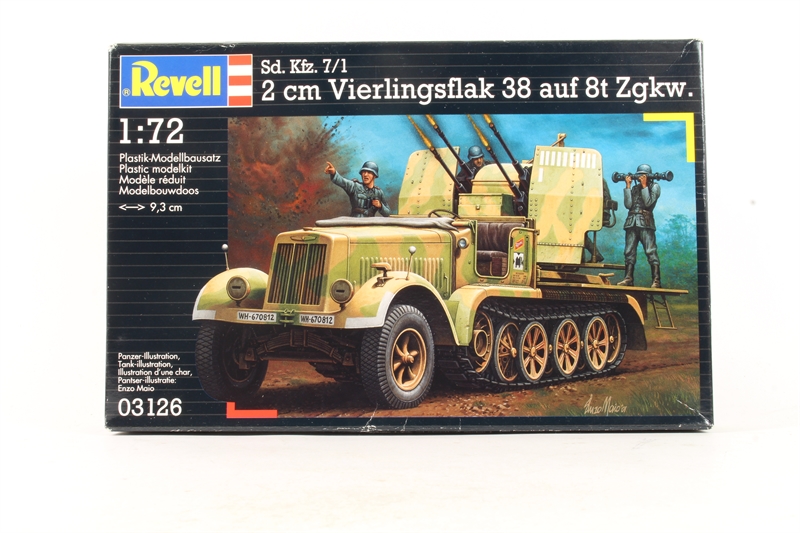 Revell 03126 Vierlingsflak 38 auf8t Zgkw