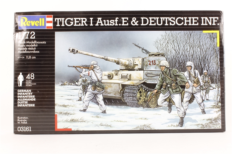 Revell 03161 German Tiger I Tank & Infantry - Hattons