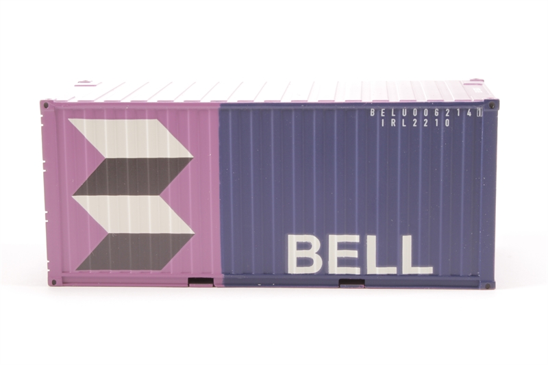 WSI Models 04-1066 2 x 20ft Containers - 'Bell' & 'Nedlloyd'