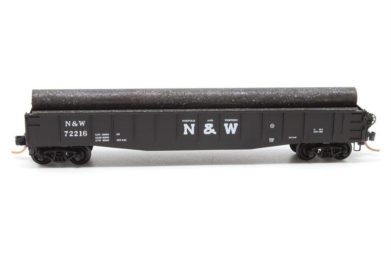Micro-Trains 04600190 50' fishbelly side gondola with side mount brake