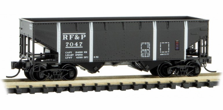 Micro-Trains 05500560 2-bay offset side open hopper of the Richmond