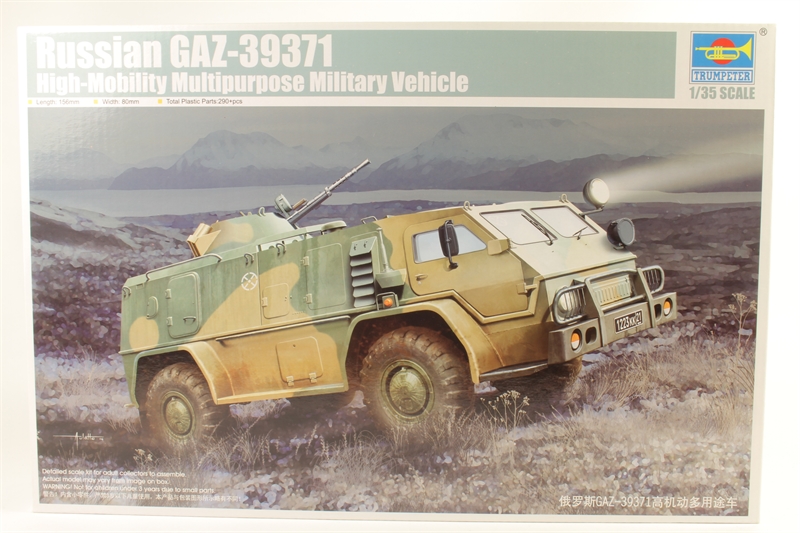 Trumpeter 05594TM Russian GAZ39371 High-Mobility Multipurpose Military - Hattons