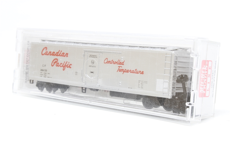 Micro-Trains 06900030 51' mechanical steel riveted side reefer of the