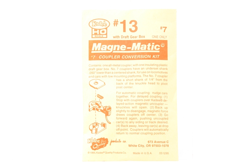 Kadee 07 Underset shank (.050") one insulating plastic draft gear box