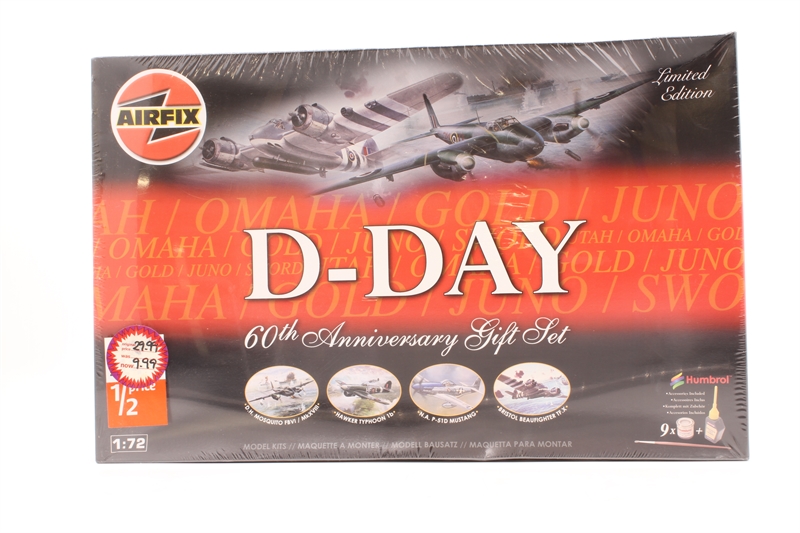 Airfix 08601 D-Day 60th anniversary gift set - Mosquito, Typhoon, P-51 ...