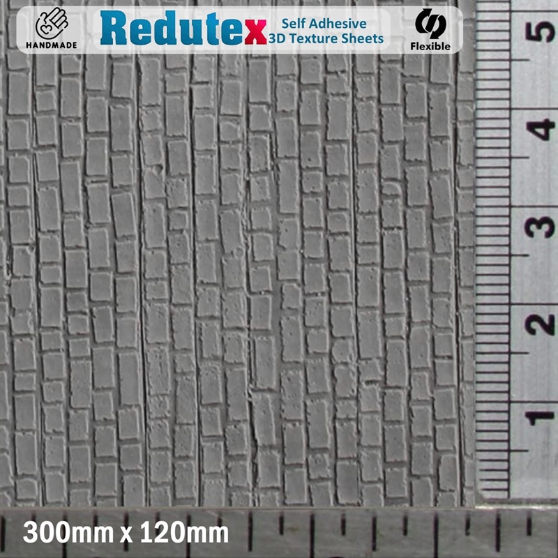 Redutex 087CF112 Uneven Stone Setts in Dark Grey - Hattons