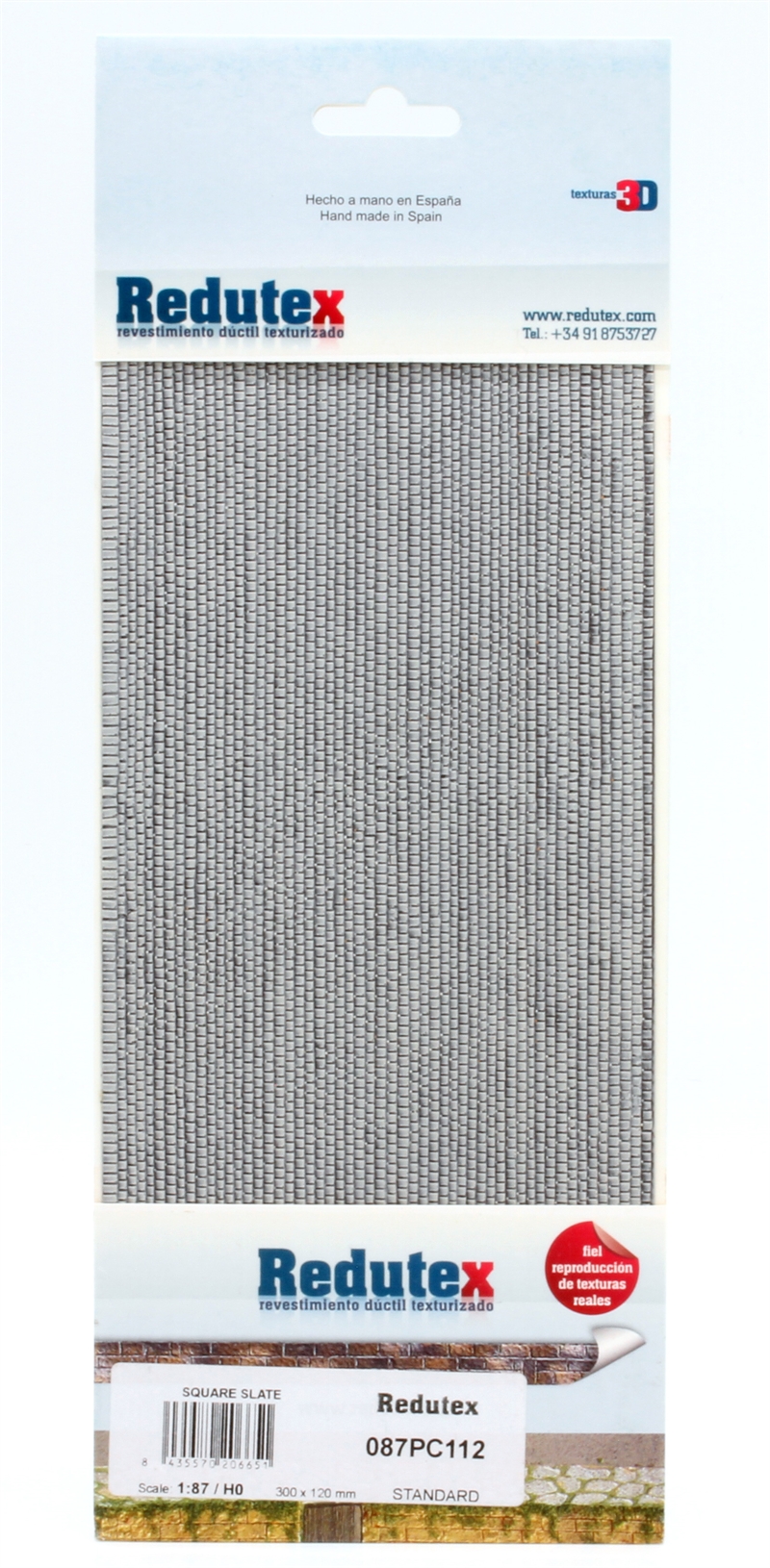 Redutex 087PC112 Square Slate in Grey