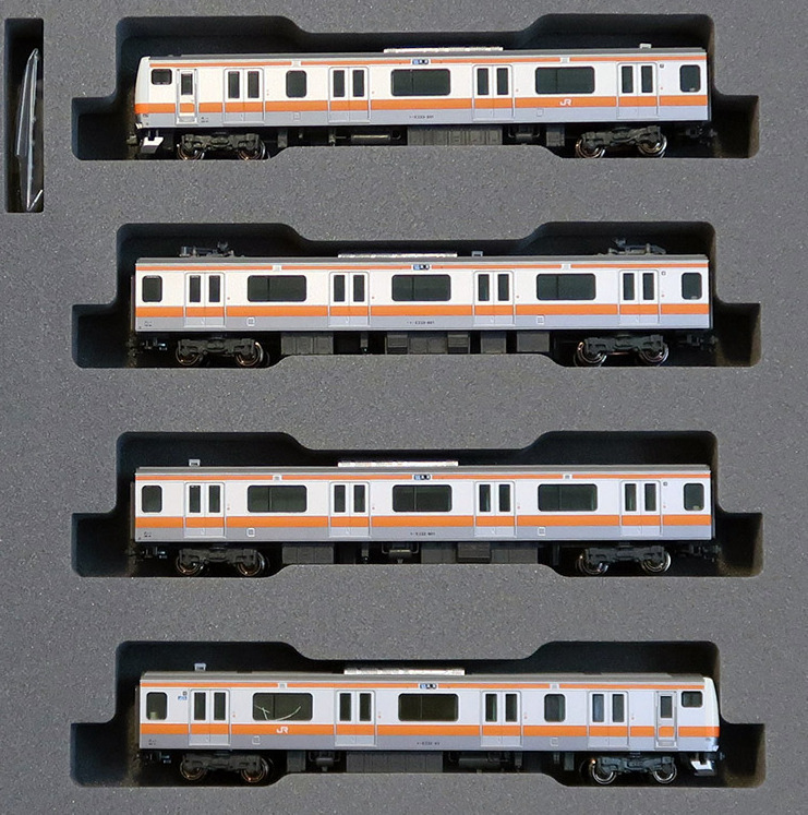 Kato 10-1622 E233 Series Chuo Line 4-Car Add On Set