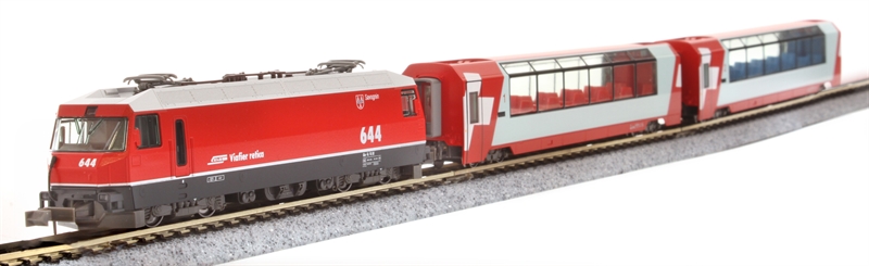 Kato 10-1816 Alps Glacier Express train set - Hattons