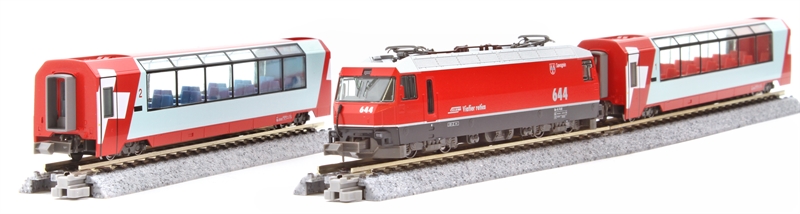 Kato 10-1816 Alps Glacier Express train set - Hattons