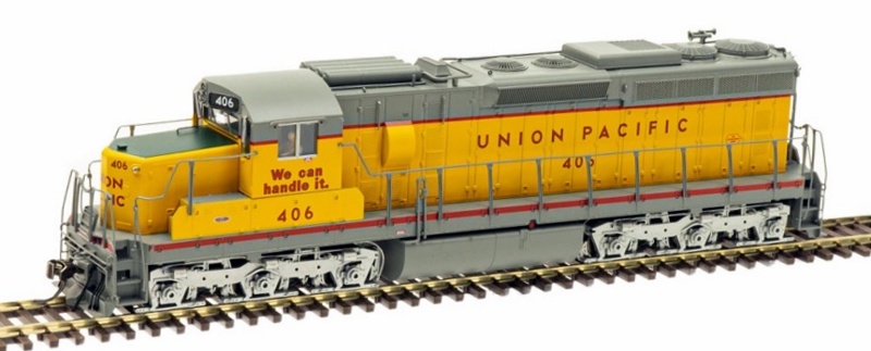 Atlas 10003748 SD24 EMD 406 with low nose 406 of the Union Pacific