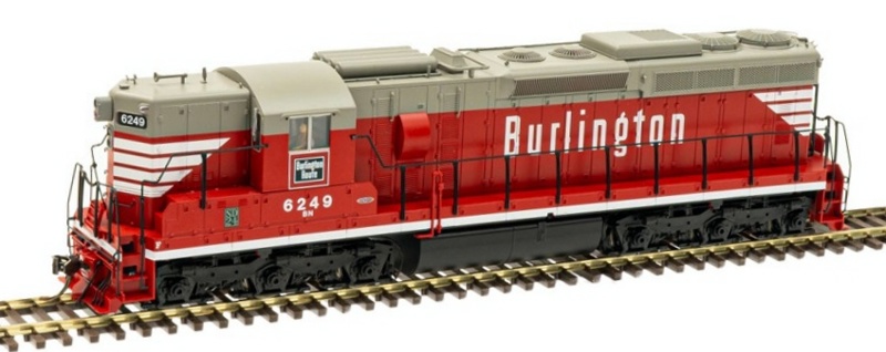 Atlas 10003754 SD24 EMD 6249 with high nose of the Burlington - digital