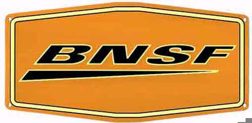 Microscale Industries Inc. 10040MII BNSF "Swoosh" Logo 10" - Hattons
