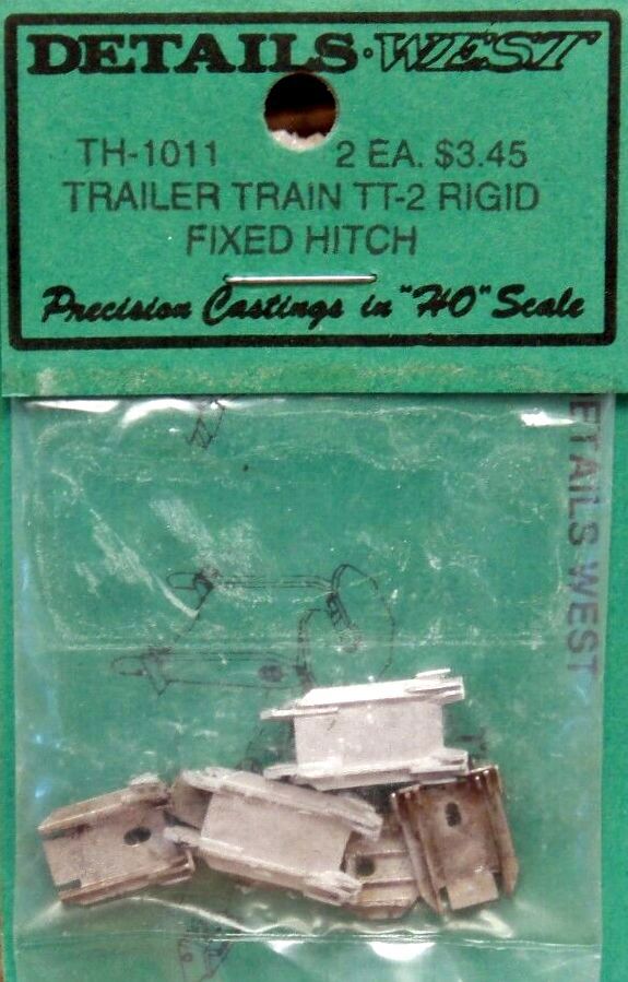 Details West 1011DTW Trailer Train TT-2 Rigid Fixed Hitch Kits (2)