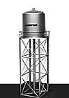 Plastruct 1016PLA Trackside Series Utility Water Tower Kit - Hattons