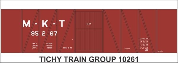 Tichy Train Group 10261TTG HO MKT 40' SS Boxcar Decal