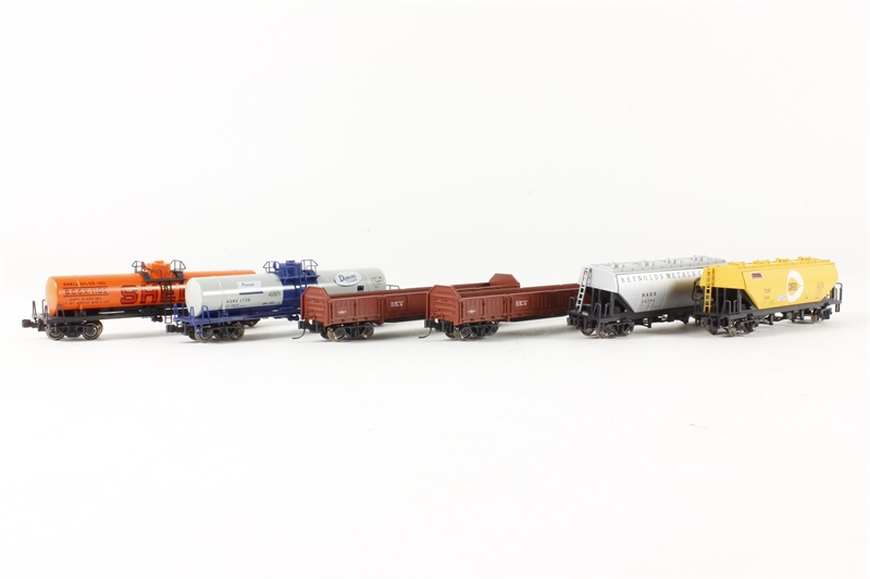 Kato 106-6275 Mixed freight train set - pack of 6 wagons - Hattons