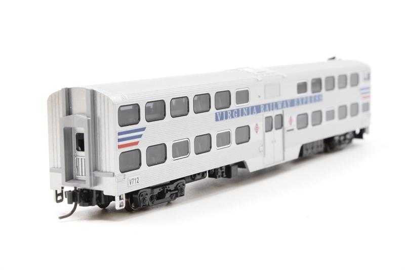 Kato 106-8705-V712 Bi-Level Coach V712 of the Virginia Railway Express