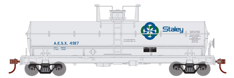 Roundhouse Products 1128ROU Chemical Tank Car, Staley #4933 - Hattons