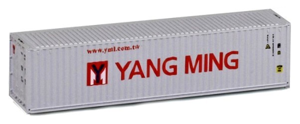 MCZ Models 114MCZ 40' High-Cube Corrugated Shipping Container, Yang Ming
