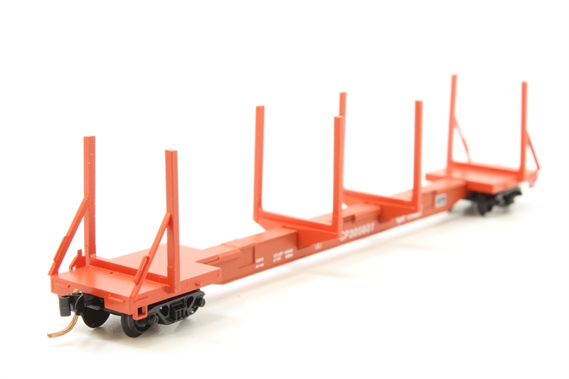 Micro-Trains 11500051 65' uprights modern Evans log car of the Canadian