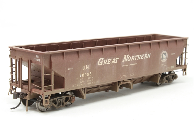 Atlas 1164-1 70 ton open hopper car of the Great Northern 78098