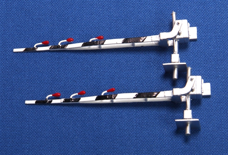 NJ International 1171NJI Black and White "A" Bar Arm Crossing Gate (Set