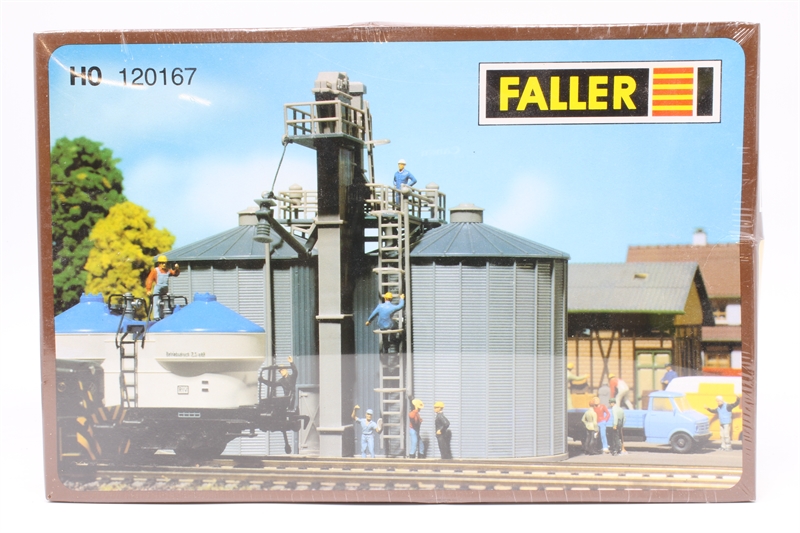 Faller 120167 Twin silo kit - Hattons