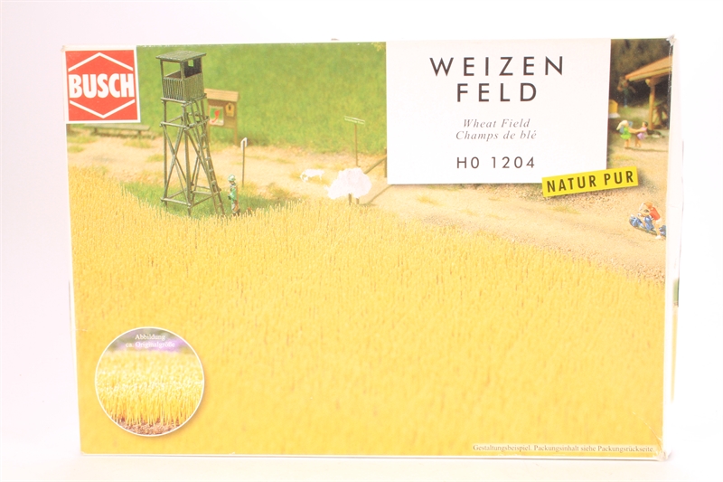 Busch 1204BUS Wheatfield HO scale