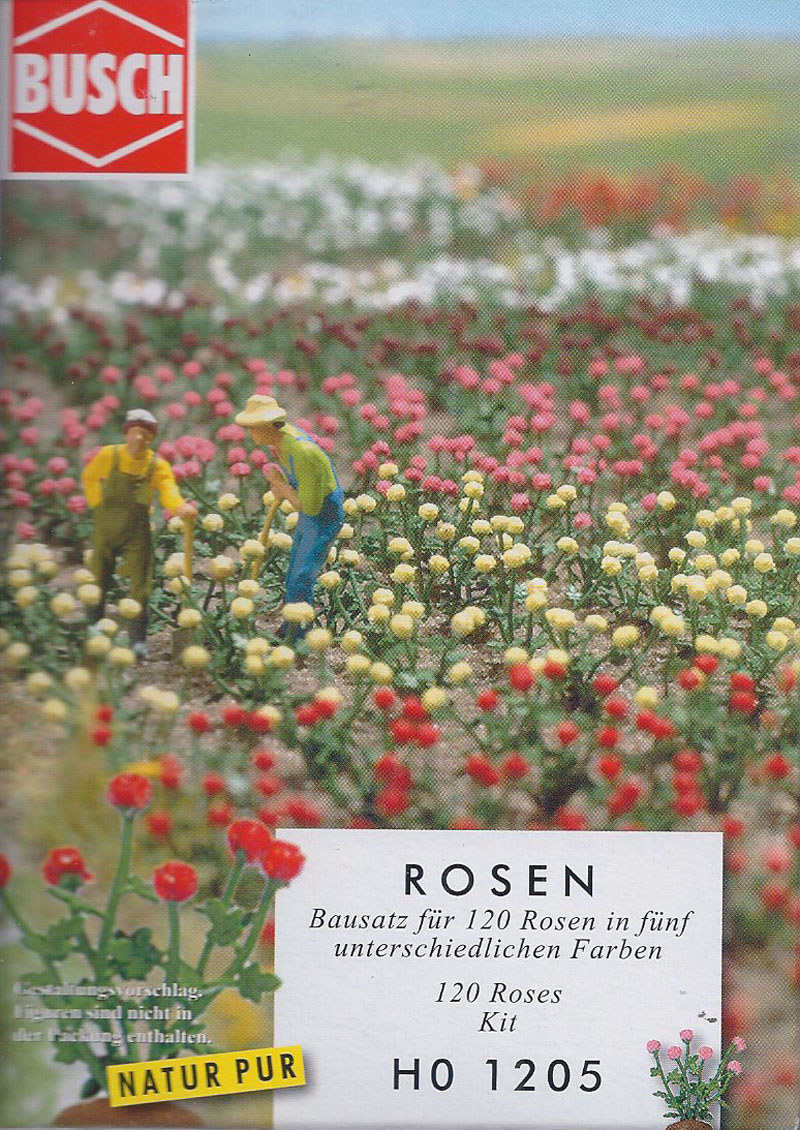 Busch 1205BUS 120 Roses HO scale. - Hattons