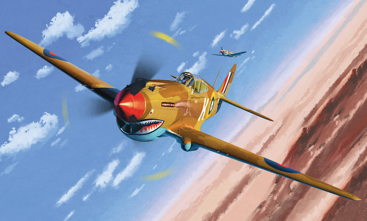 Academy 12235AY P-40C Tomahawk IIb RAF African Front