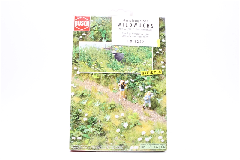 Busch 1227BUS Wild Weed & Flower Set HO scale
