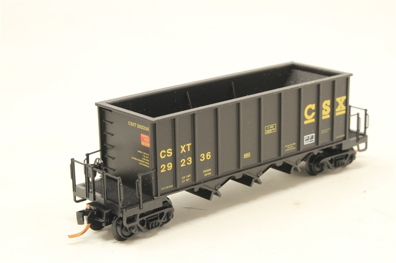 Micro-Trains 12500070 3-bay Ortner rapid discharge open hopper of CSX ...