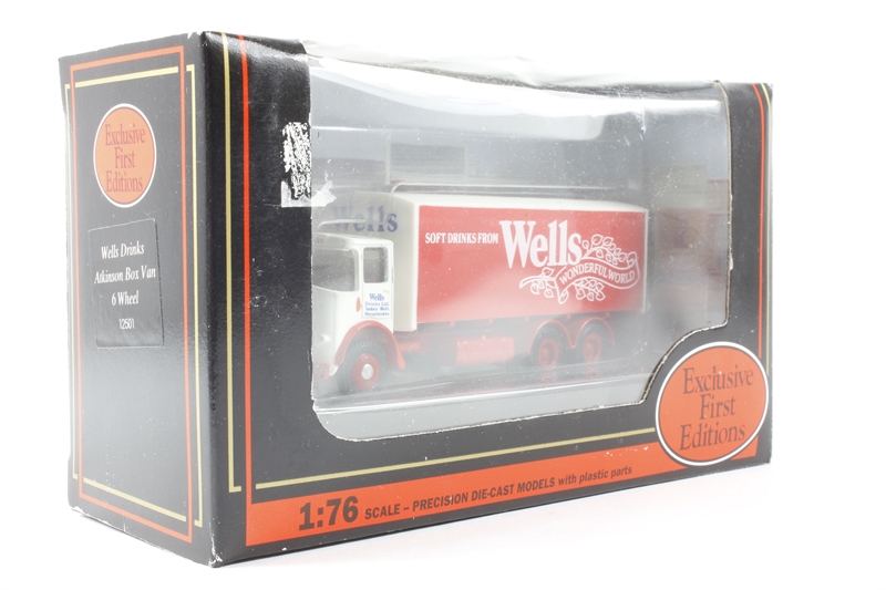 EFE 12501 Atkinson 6 Wheel Box Van 'Wells Drinks' - Hattons