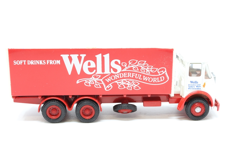 EFE 12501 Atkinson 6 Wheel Box Van 'Wells Drinks' - Hattons