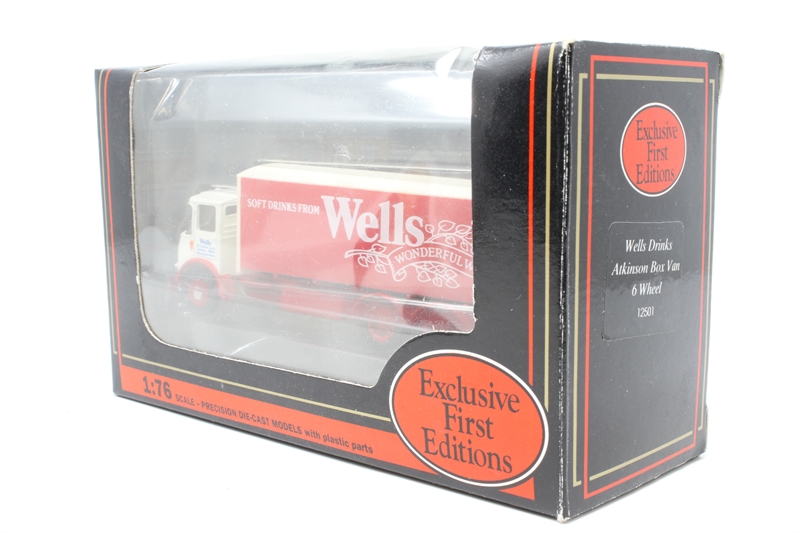 EFE 12501 Atkinson 6 Wheel Box Van 'Wells Drinks' - Hattons