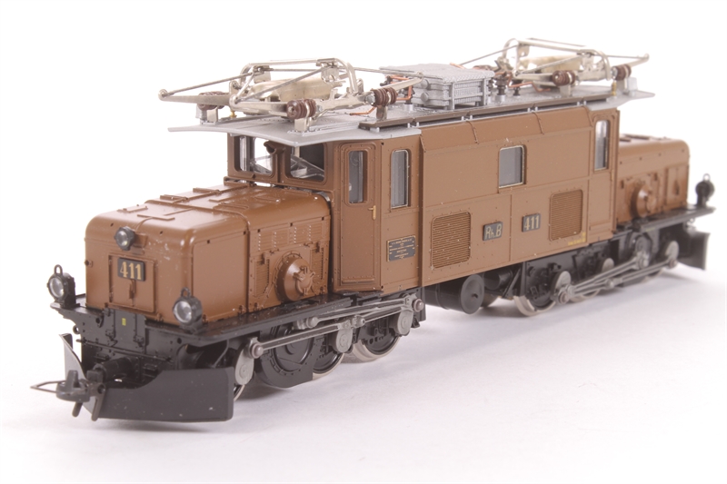 Bemo 1255-121 Class 6/6 I Articulated Crocodile 411 of the - Hattons